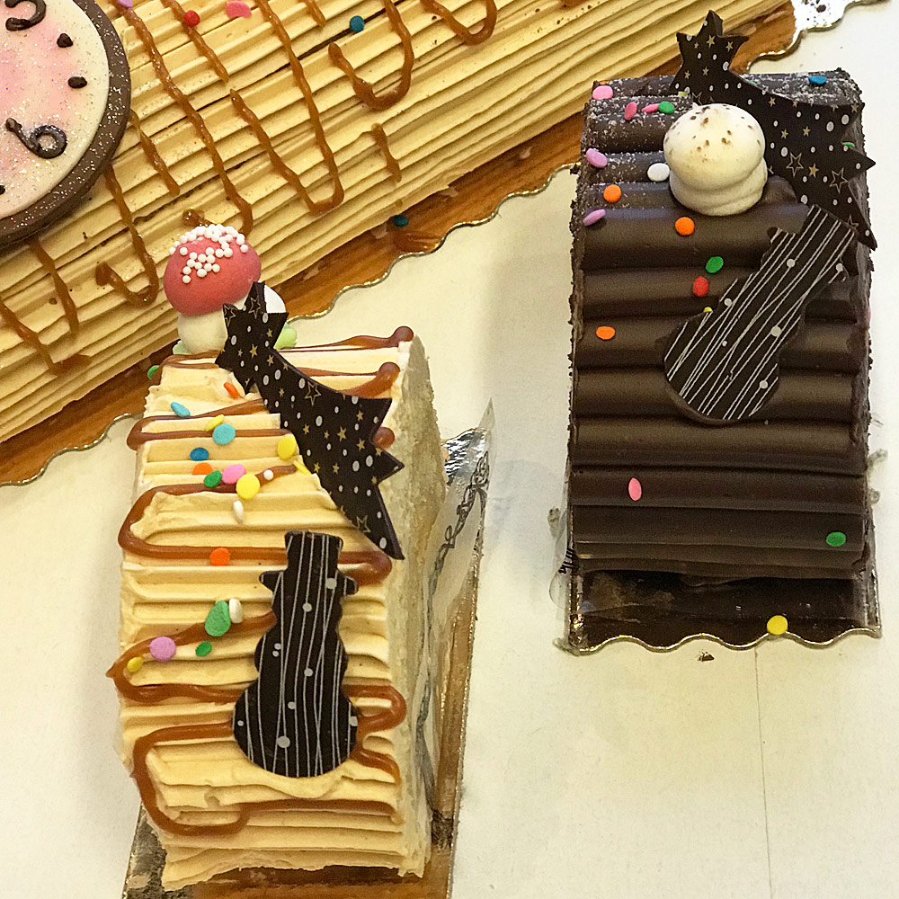 Yule Log Pastry Slice | Pastries by Randolph