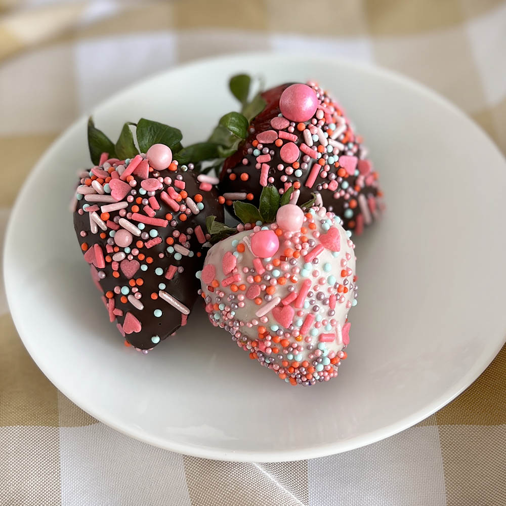 Cherry Blossom Snazzy Strawberries - Pastries by Randolph